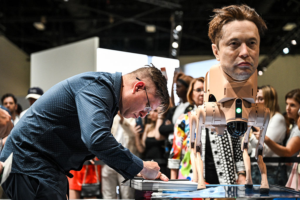 Beeple’s intriguing exhibition of robot dogs