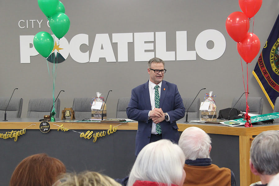 Pocatello bids farewell to departing mayor, council members