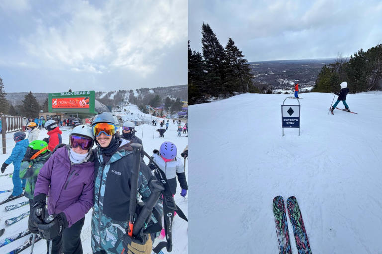 I left Tahoe for my old home mountain in Pennsylvania, it was lovely