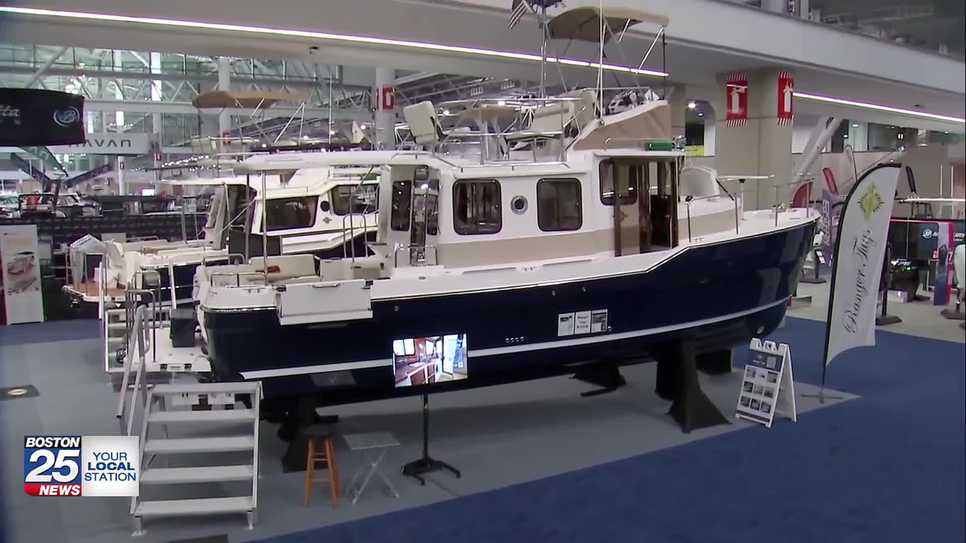 Over 500 boats on display at the New England Boat Show in Boston