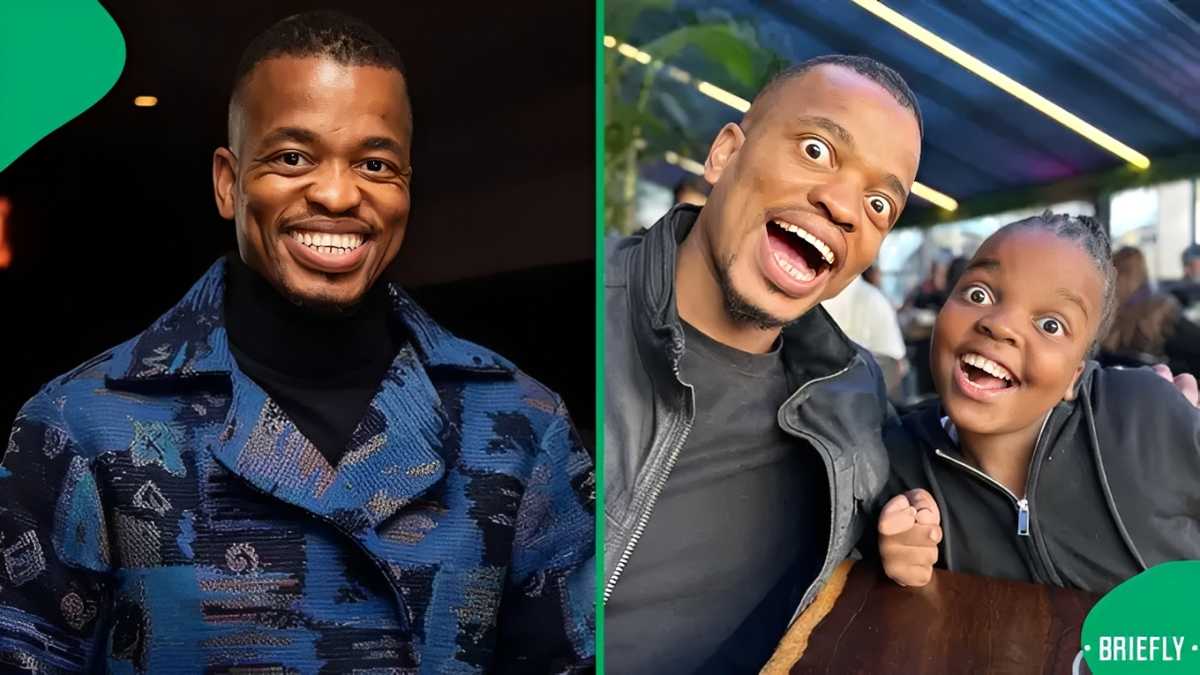 Look at the photo of Mpho Popps and his daughter that had SA chuckling