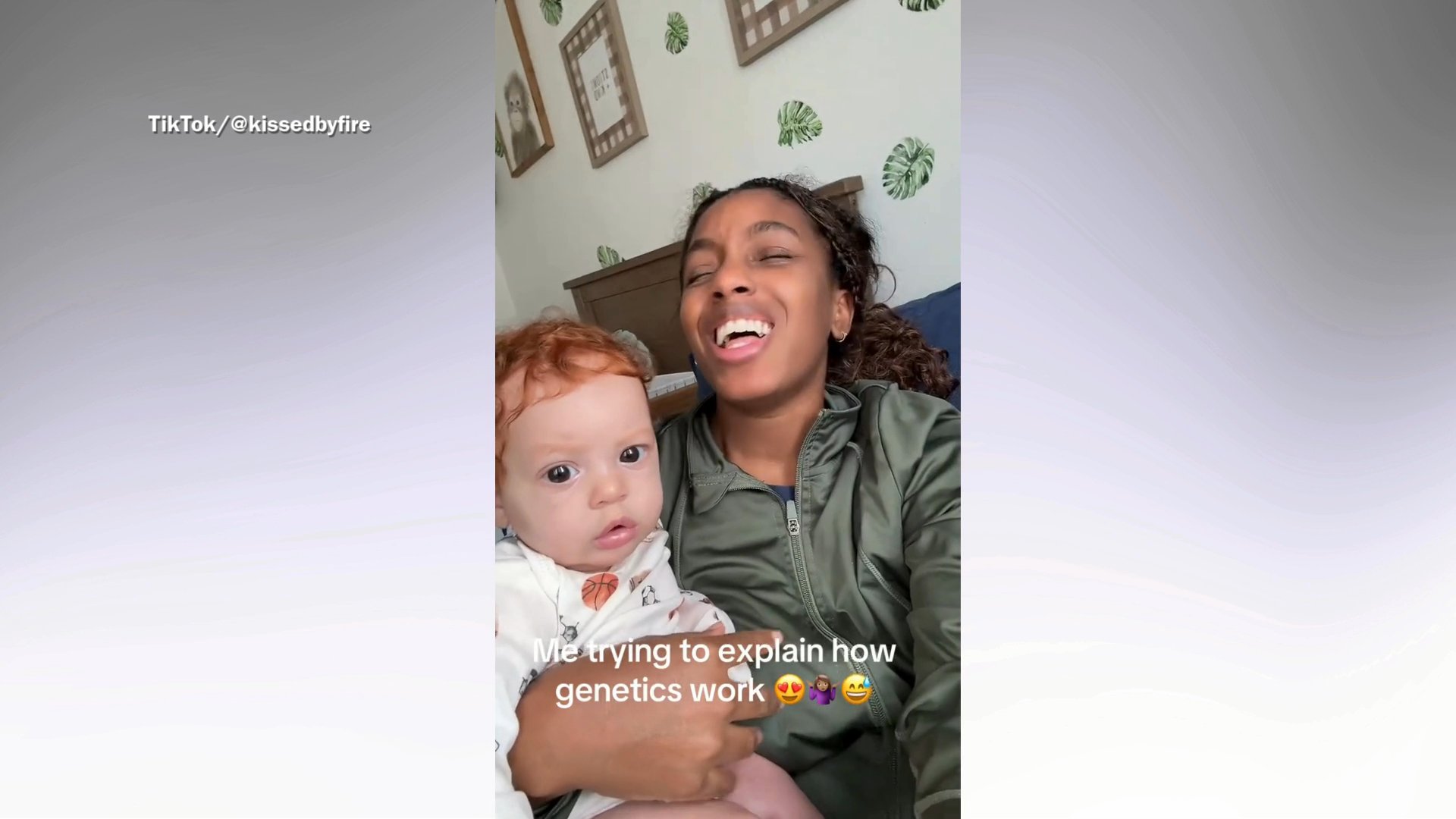 New mom shares video of baby boy’s hair—then the questions begin