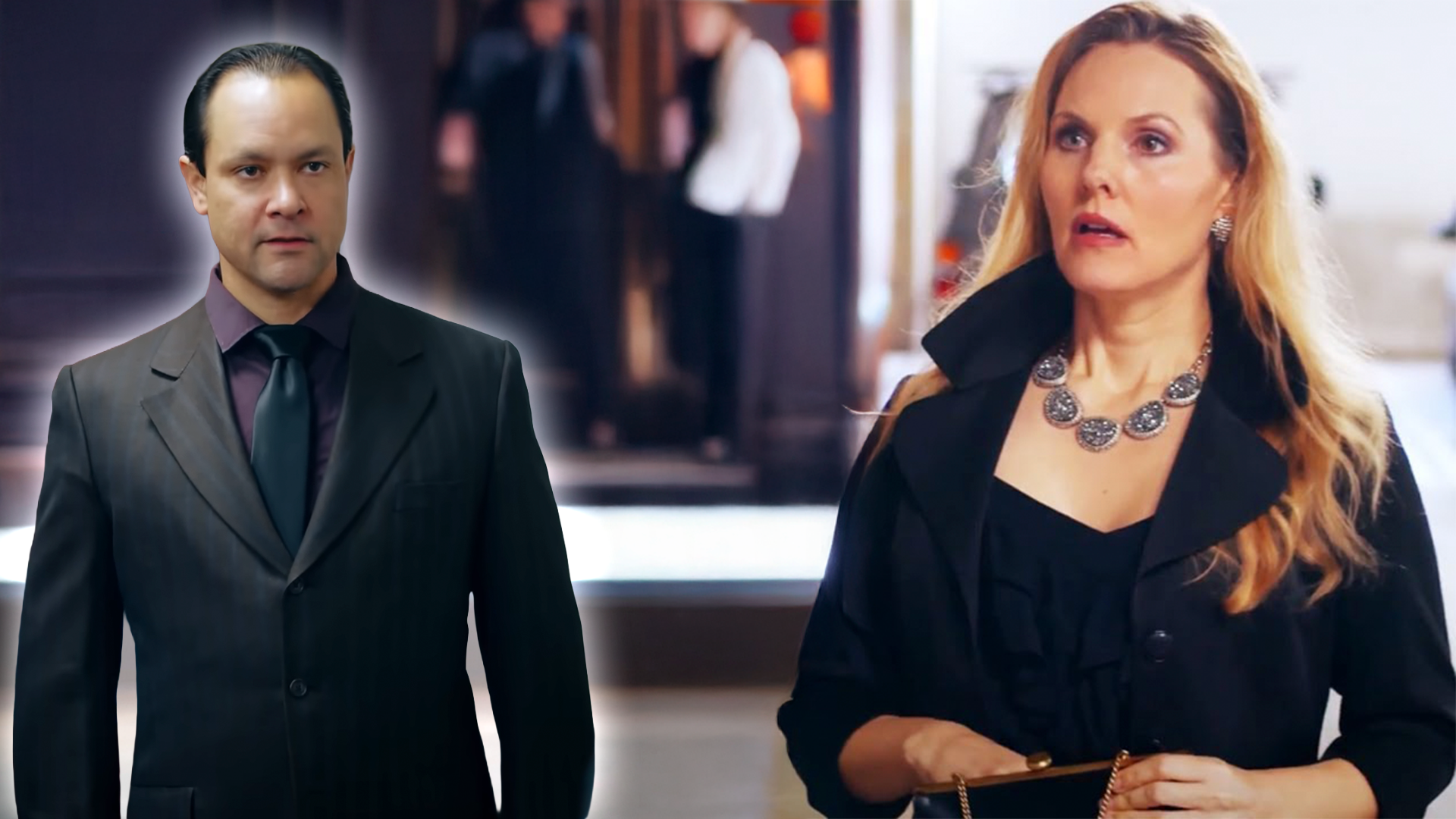 Cheating on his wife with his secretary?