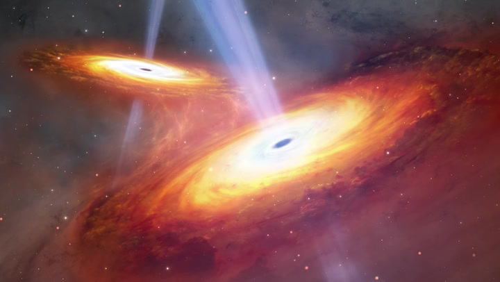 Astronomers discovered the most distant merging quasars