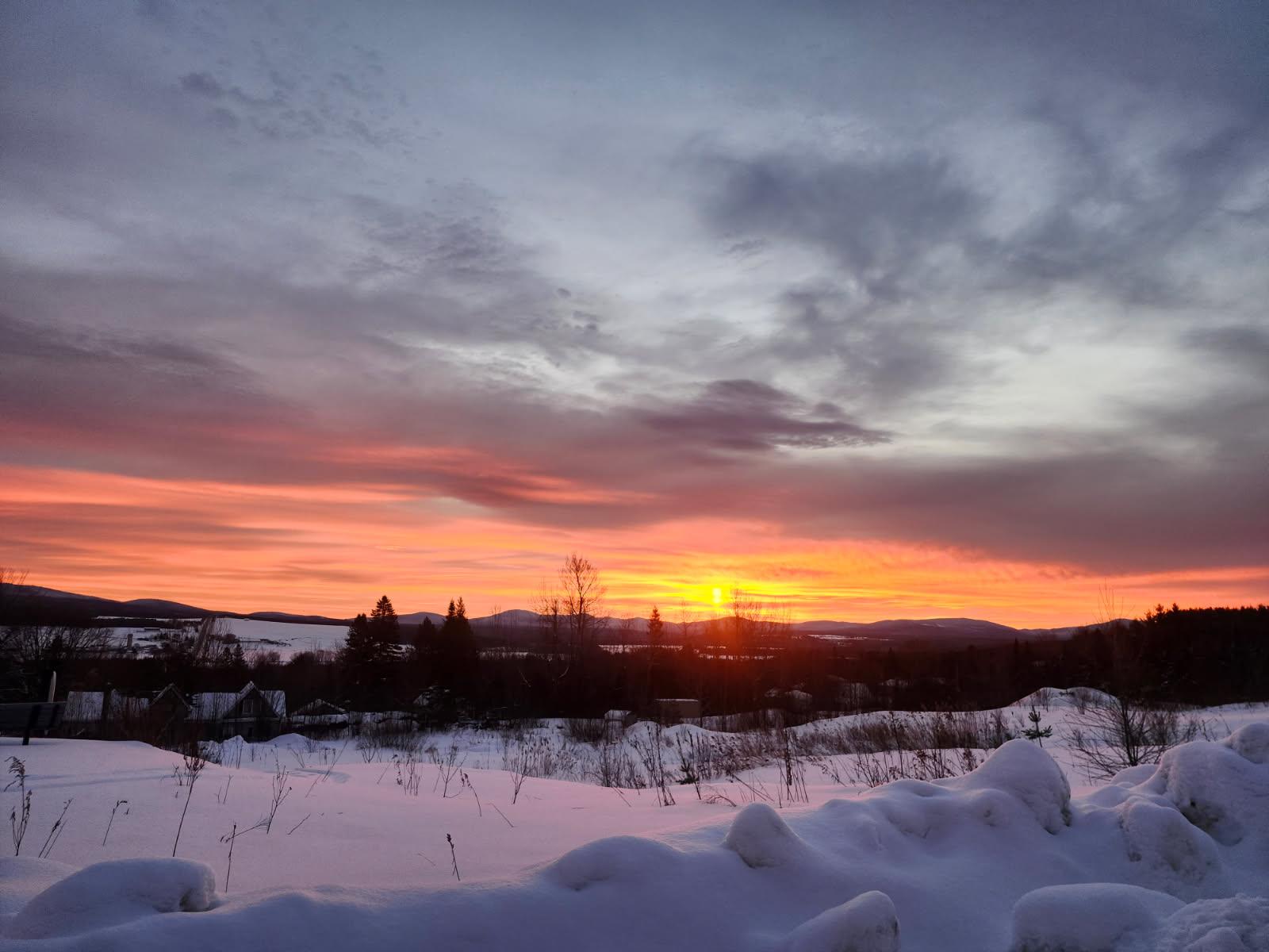 Photos | Le ciel revêt ses plus belles couleurs en Estrie