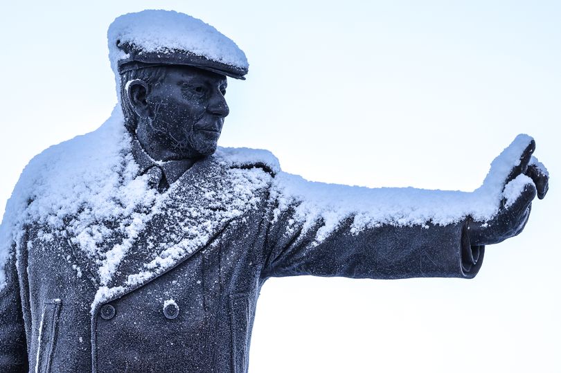 BBC issue dates for 'days of snow' in Stoke-on-Trent this month