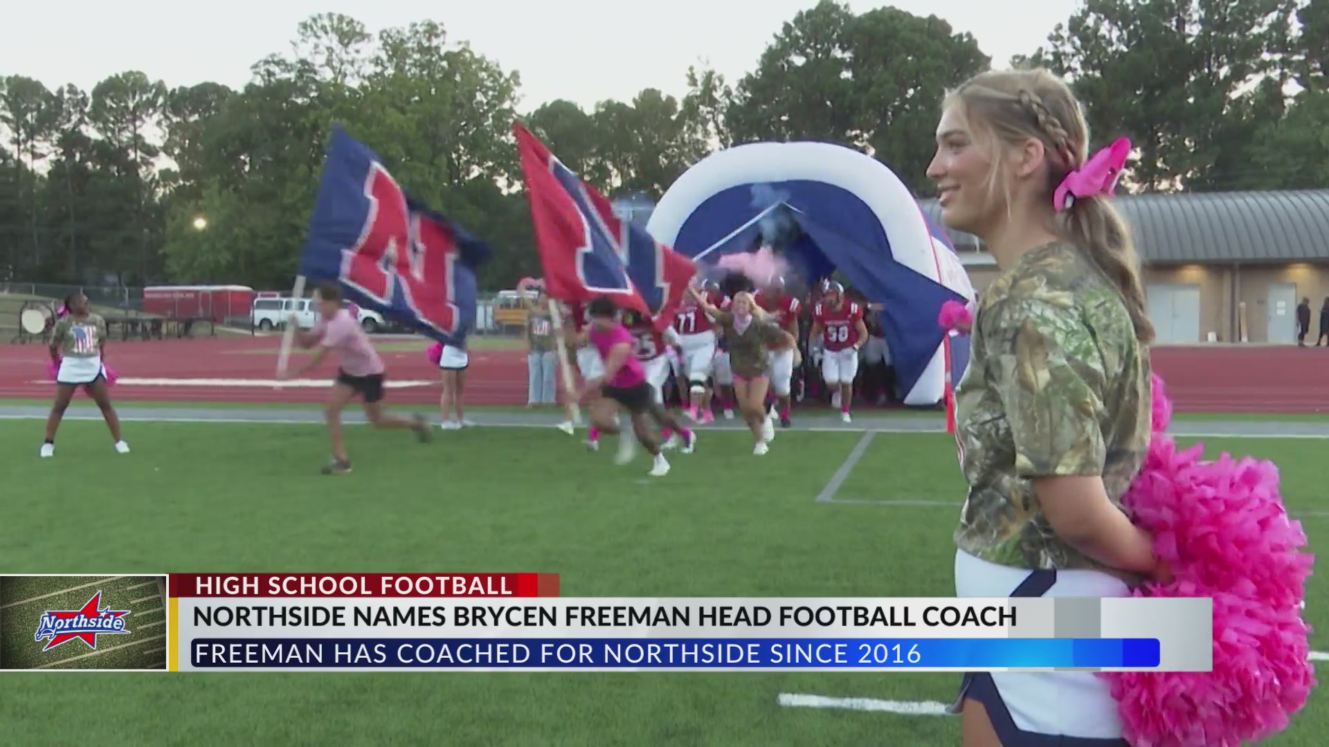 Northside High School names Brycen Freeman as head football coach