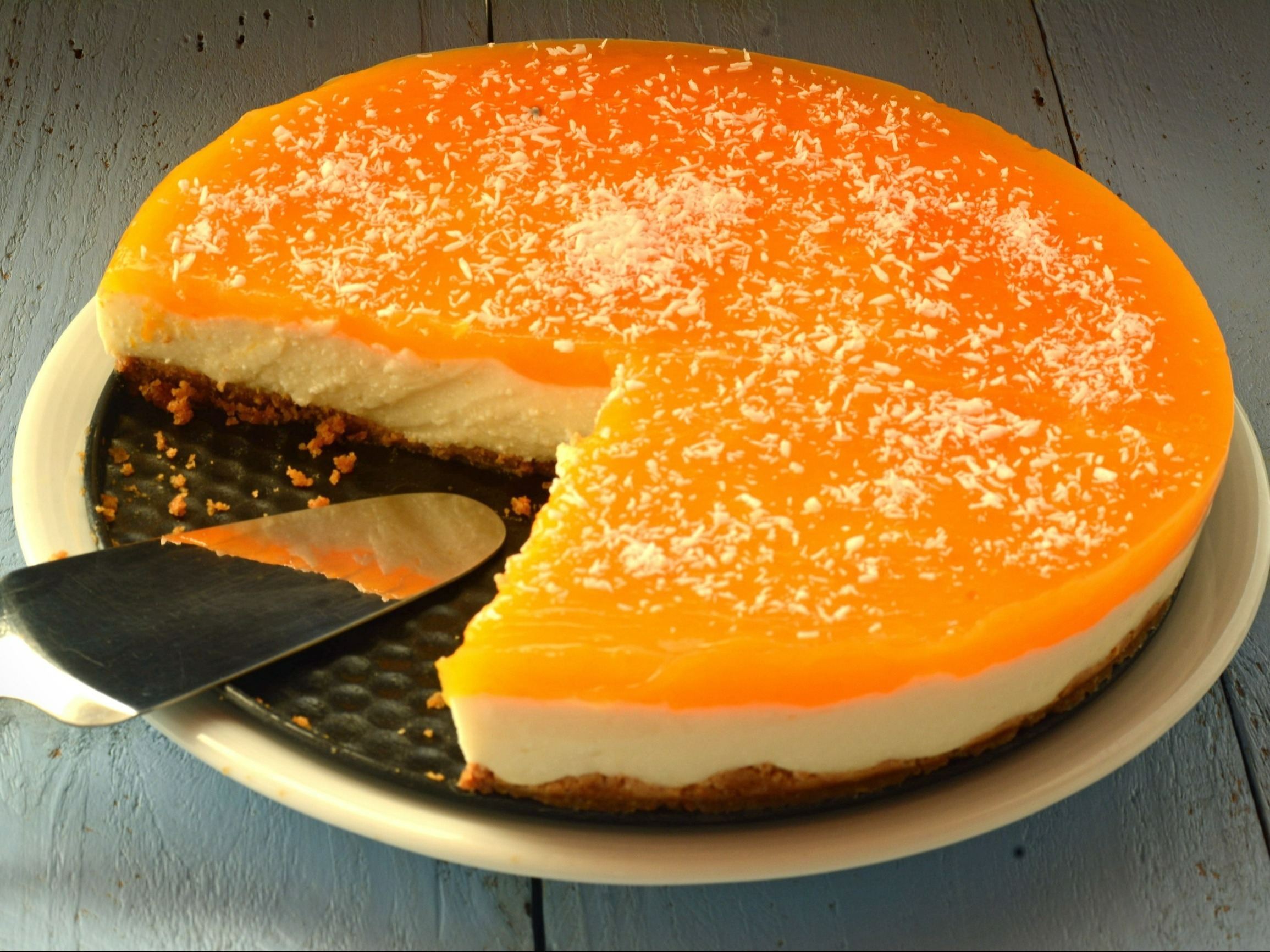 Ten mandarynkowy sernik poprawia mi nastrój. Robię go bez pieczenia i ...