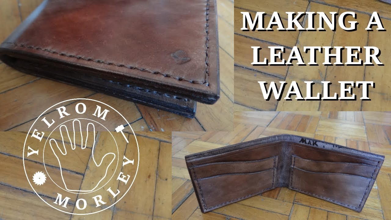DIY leather bifold wallet