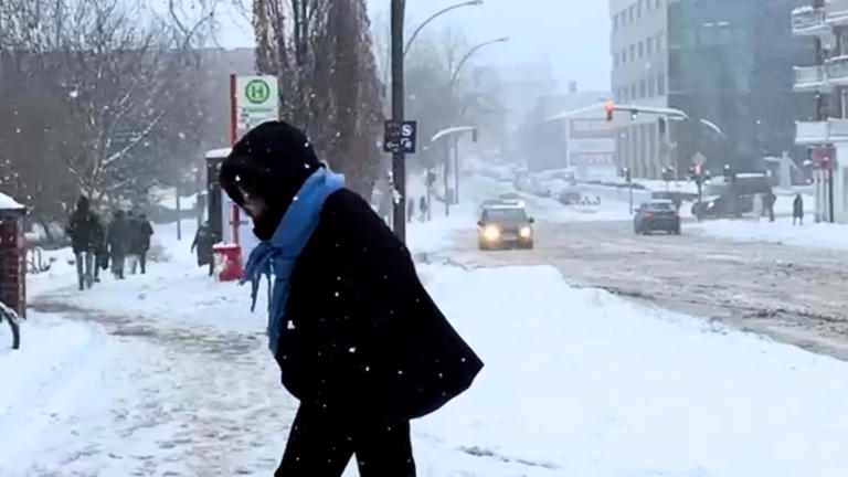 Sturm "Elli" legt Norddeutschland lahm: So sieht das Schneechaos vor ...