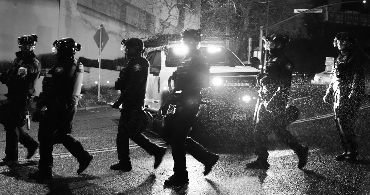 A Border Patrol officer shot two people in Portland