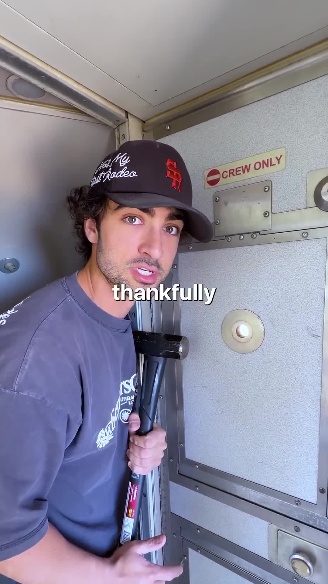 What happens when you break a pilot's door?