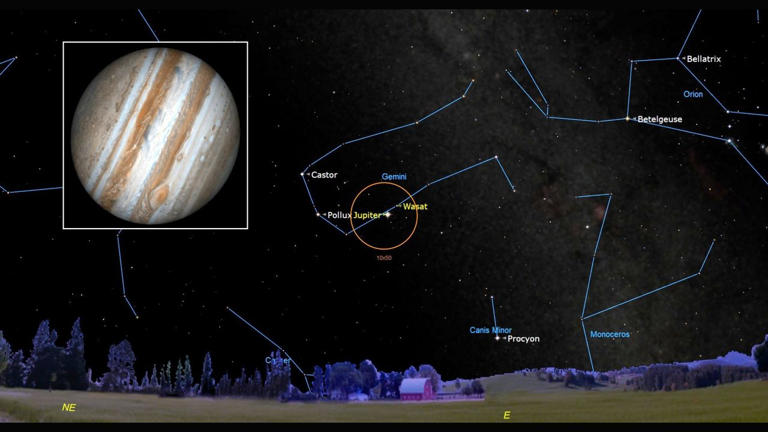 Jupiter is at its best and brightest of 2026 tonight! Here's what to ...