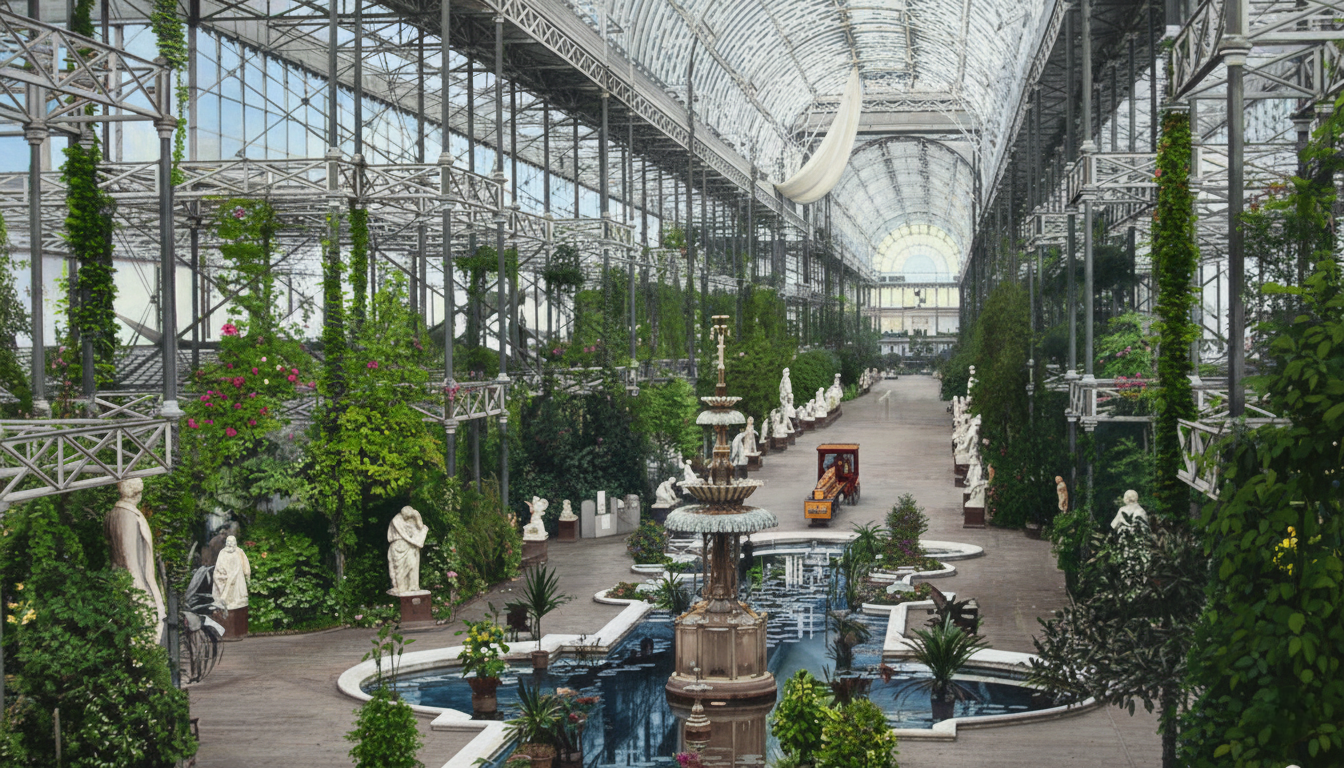 Britain built the biggest glass building on Earth - it burned down in ...