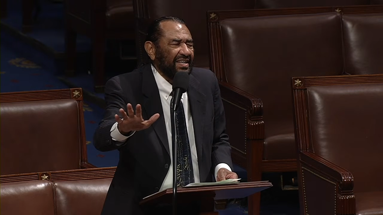 'Congress has become irrelevant': Al Green speaks truth to power, calls ...