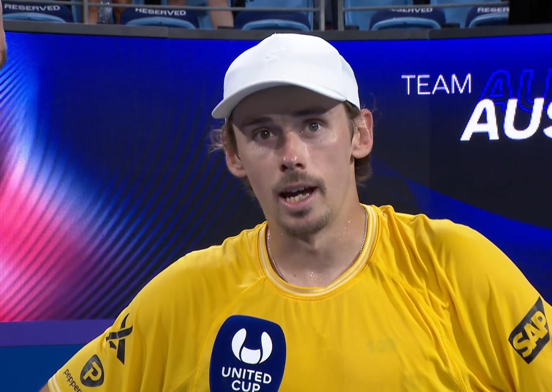 Alex de Minaur edges Hubert Hurkacz, keeps Australia alive