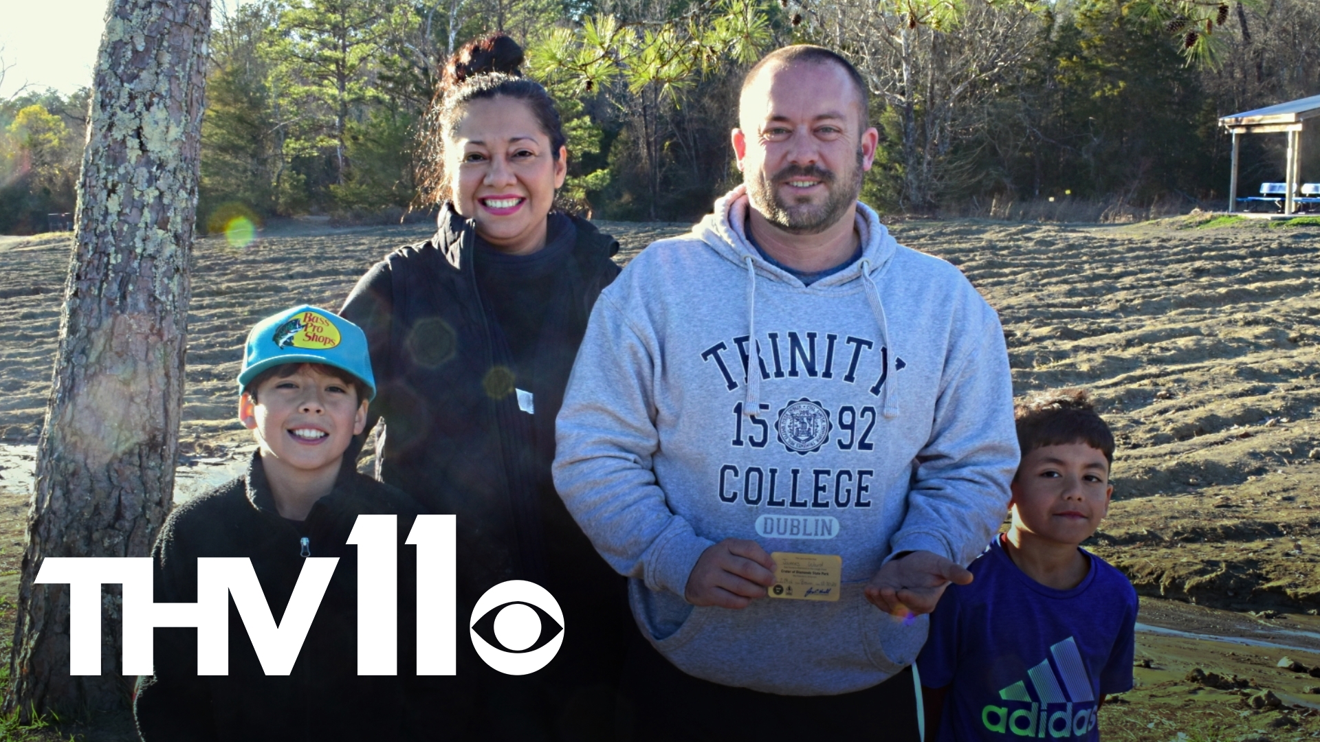 Texas family shares story of finding diamond in Arkansas