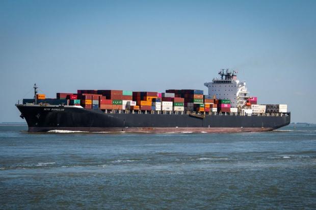 Chaos at sea as Storm Goretti causes 24 shipping containers to tip near ...