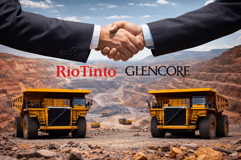 Rio Tinto and Glencore discuss mega-merger as copper boom tempts miners