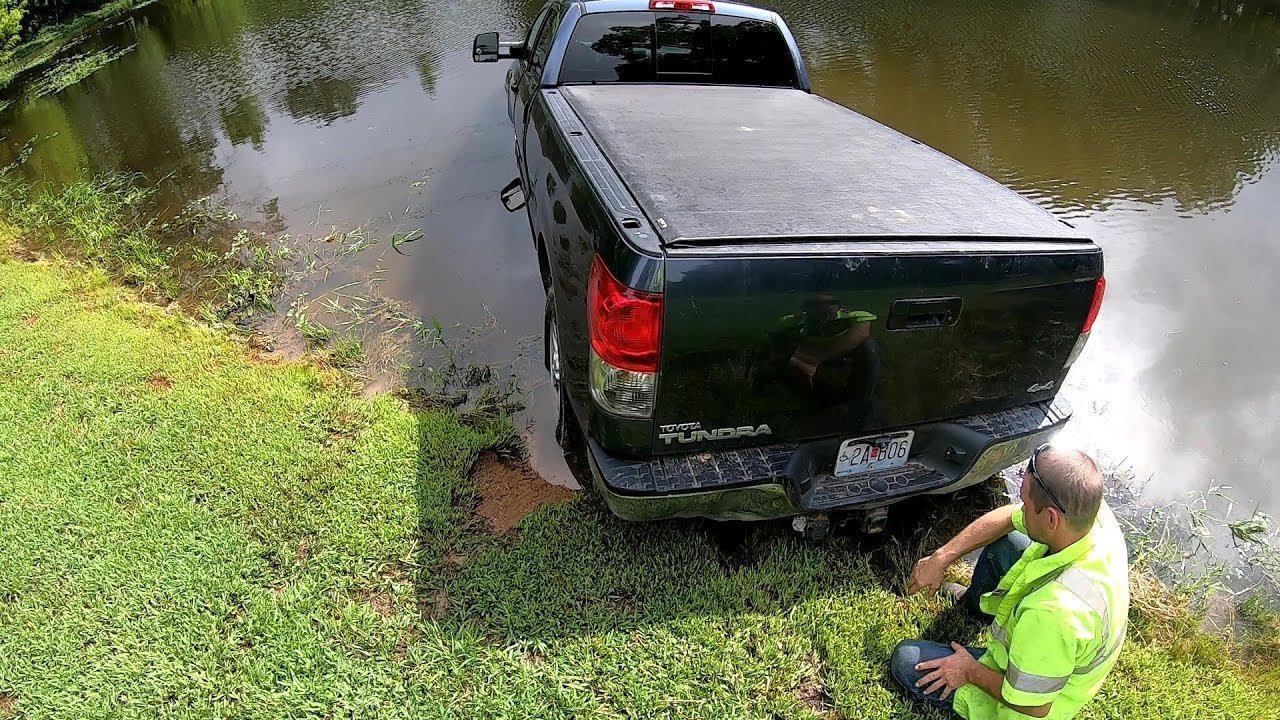 When a Toyota Tundra meets deep water