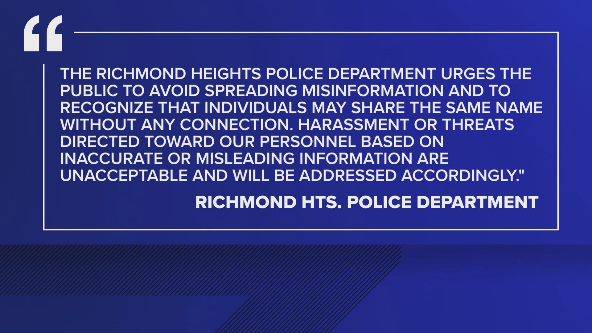 Richmond Heights officer unrelated to Minneapolis ICE shooting; police ...