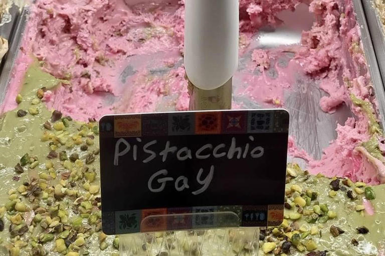 Ice cream parlour under fire for selling pink gelato dubbed 'gay pistachio'