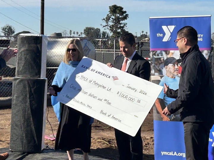 Pacific Palisades YMCA gets $1M donation to rebuild from Bank of America