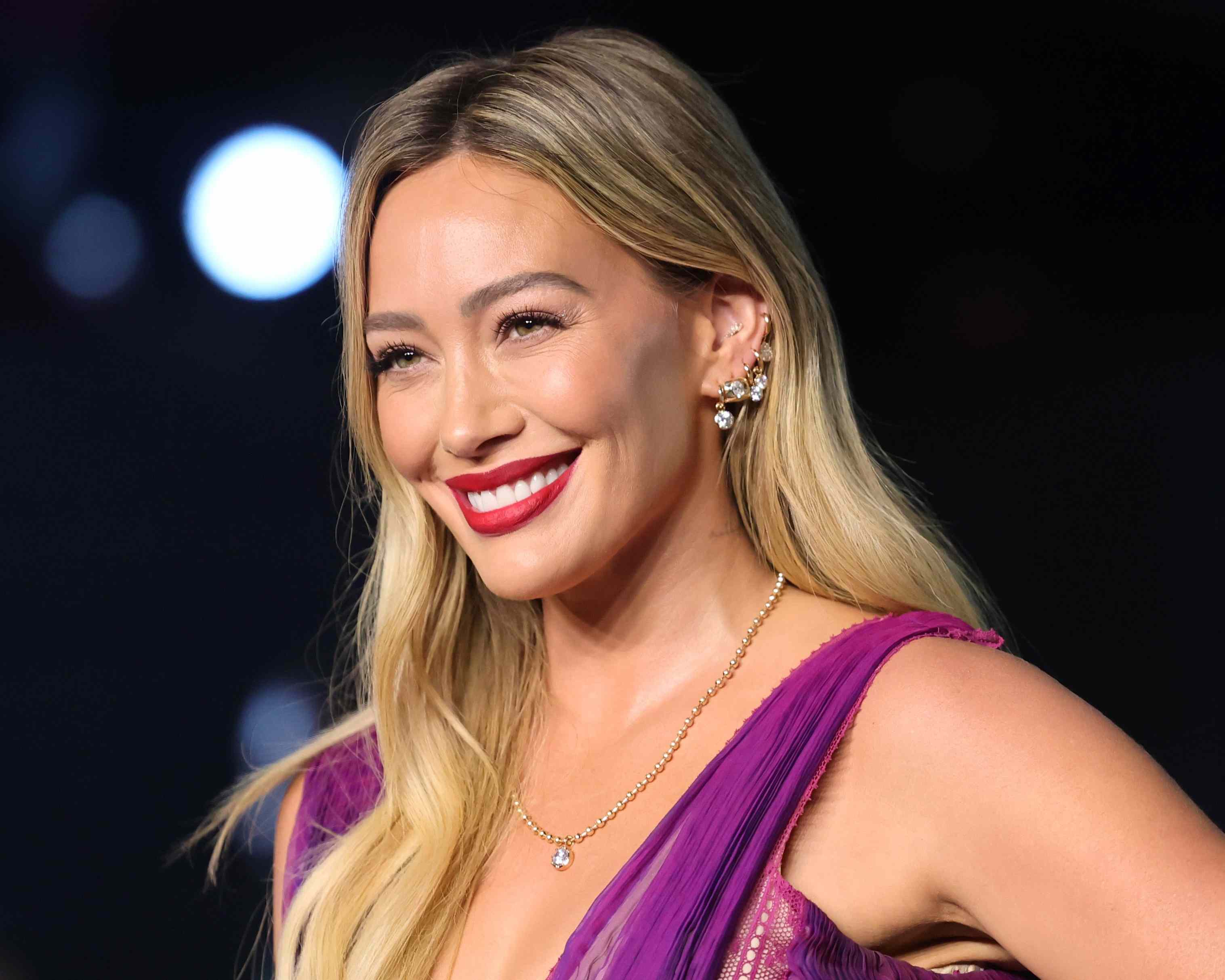 Hilary Duff dances in the rain in a soaking wet, totally sheer butter ...