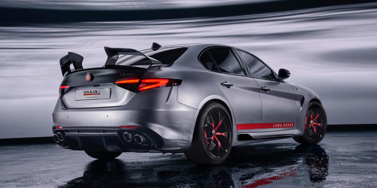 Alfa Romeo Giulia Quadrifoglio Luna Rossa is a sports sedan inspired by ...