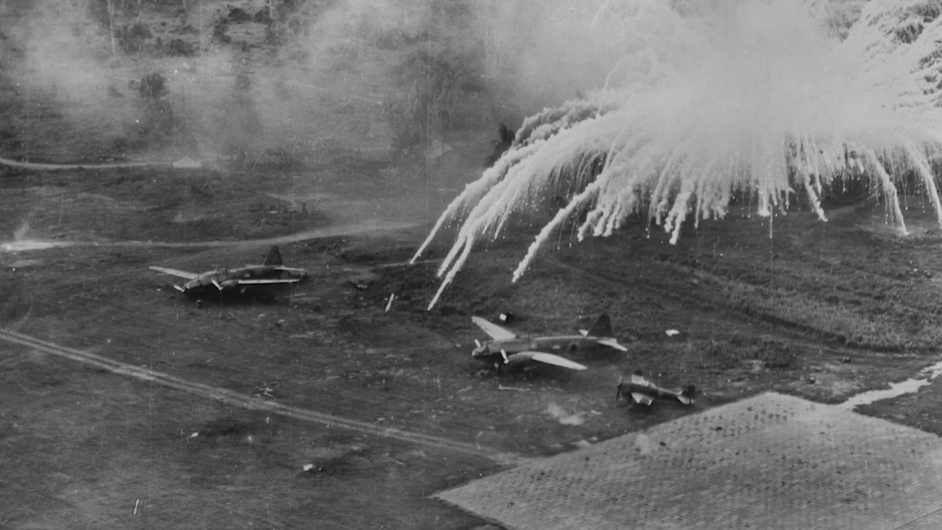 Burning smoke - deadliest chemical weapon of WWII