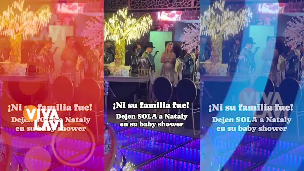 Nataly Gómez realiza baby shower y nadie asiste