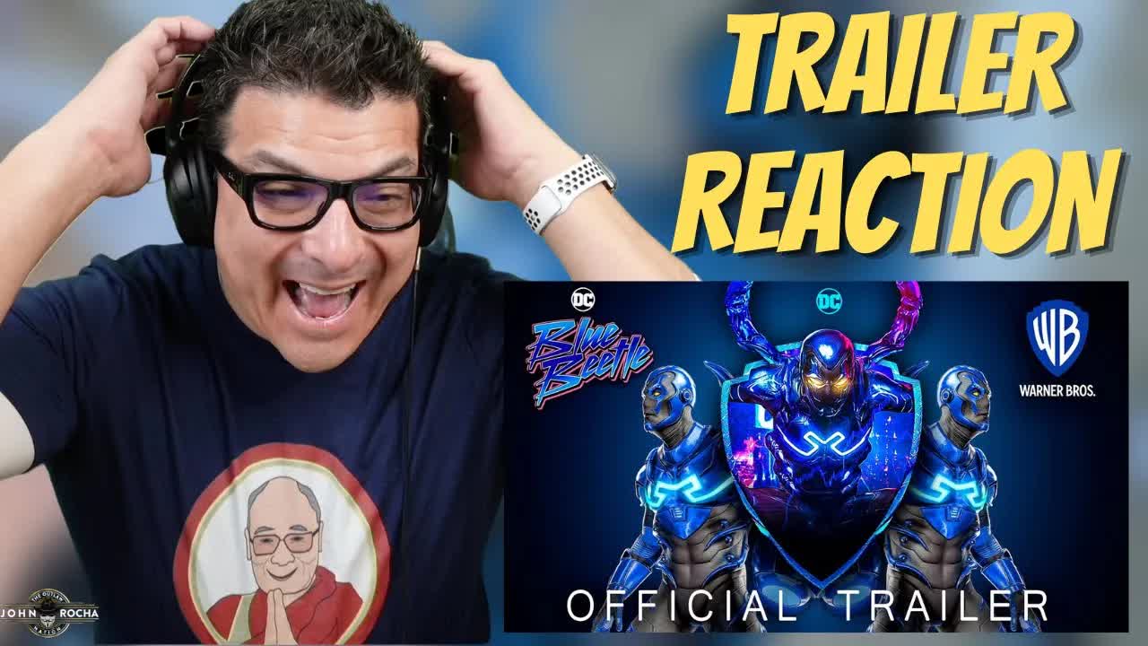 Blue Beetle official trailer reaction | DC | Warner Bros Discovery