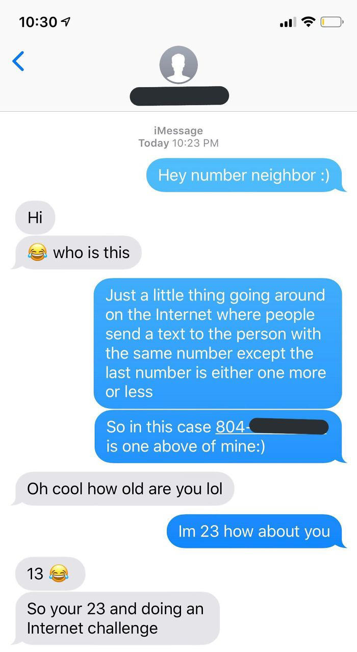 11 of the best answers people received after texting their number neighbors