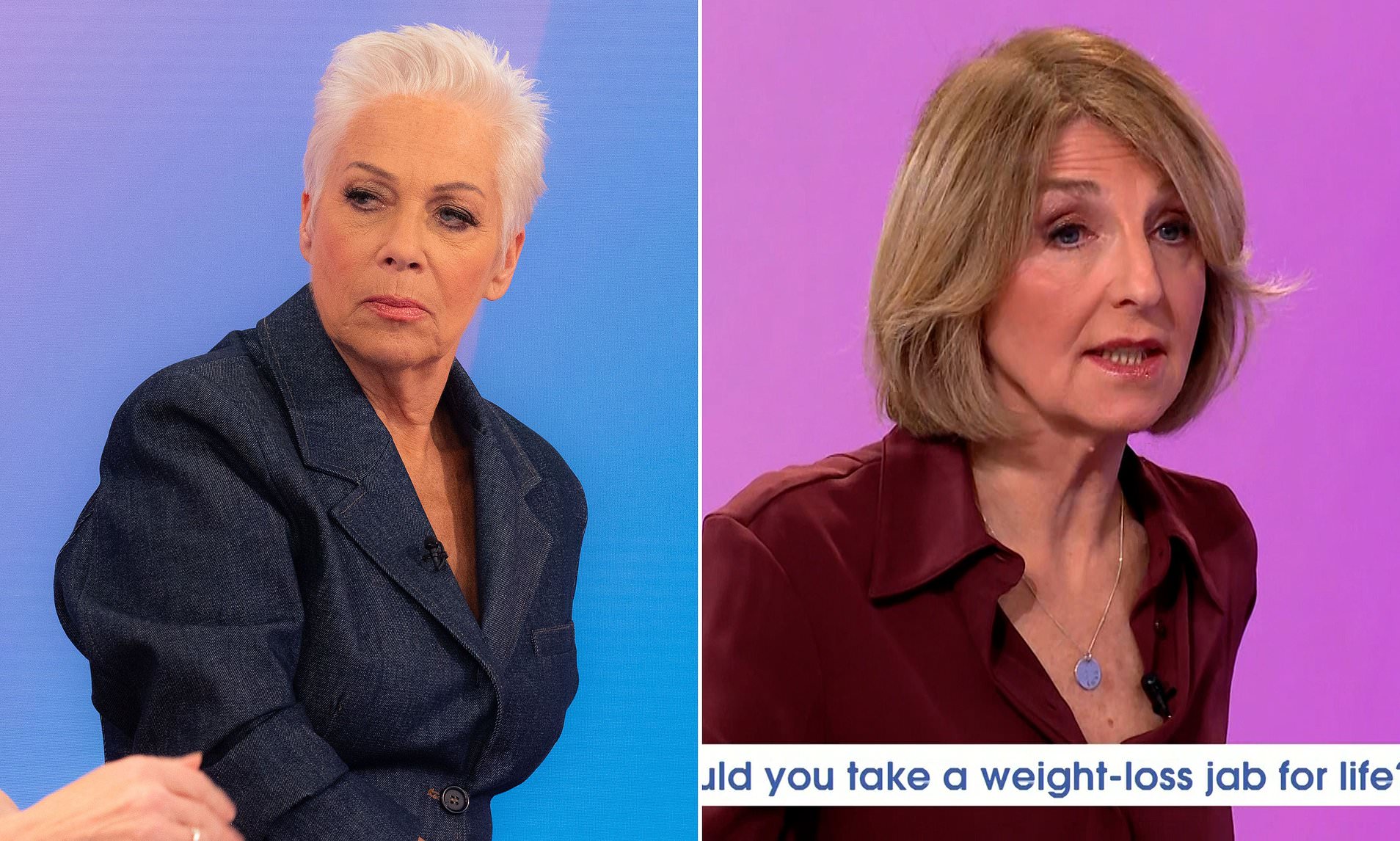 Loose Women's Denise Welch takes swipe at Kaye Adams during fiery ...