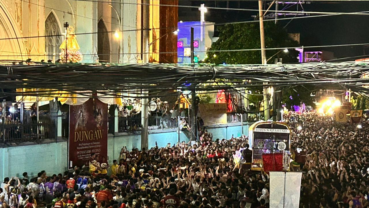 Nazareno 2026: Jesus Nazareno meets Nuestra Señora del Carmen at 'dungaw'