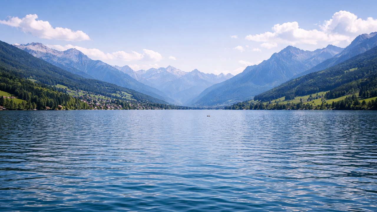 Scenic boat ride around Zurich Lake