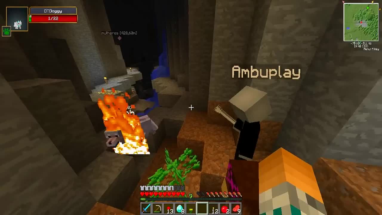 Minecraft survival ep.37 - Namoradas eficientes com @Ambuplay