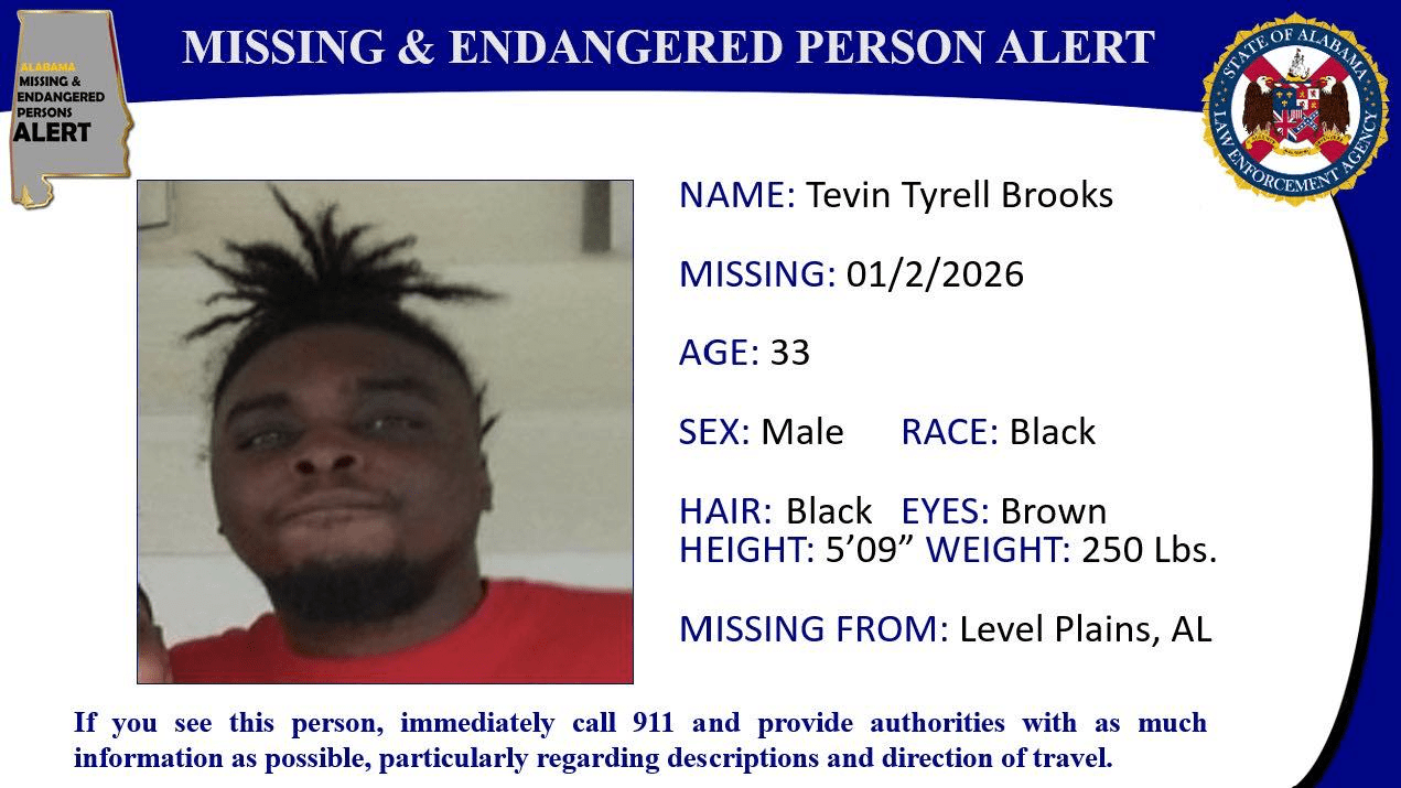 Level Plains man missing, police say