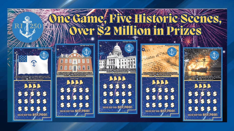Rhode Island Lottery launches new instant game for America's 250th birthday