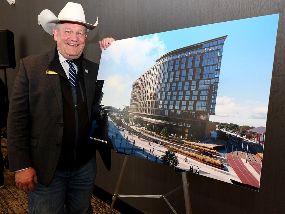 Construction breaks ground on Stampede Park's first on-site hotel