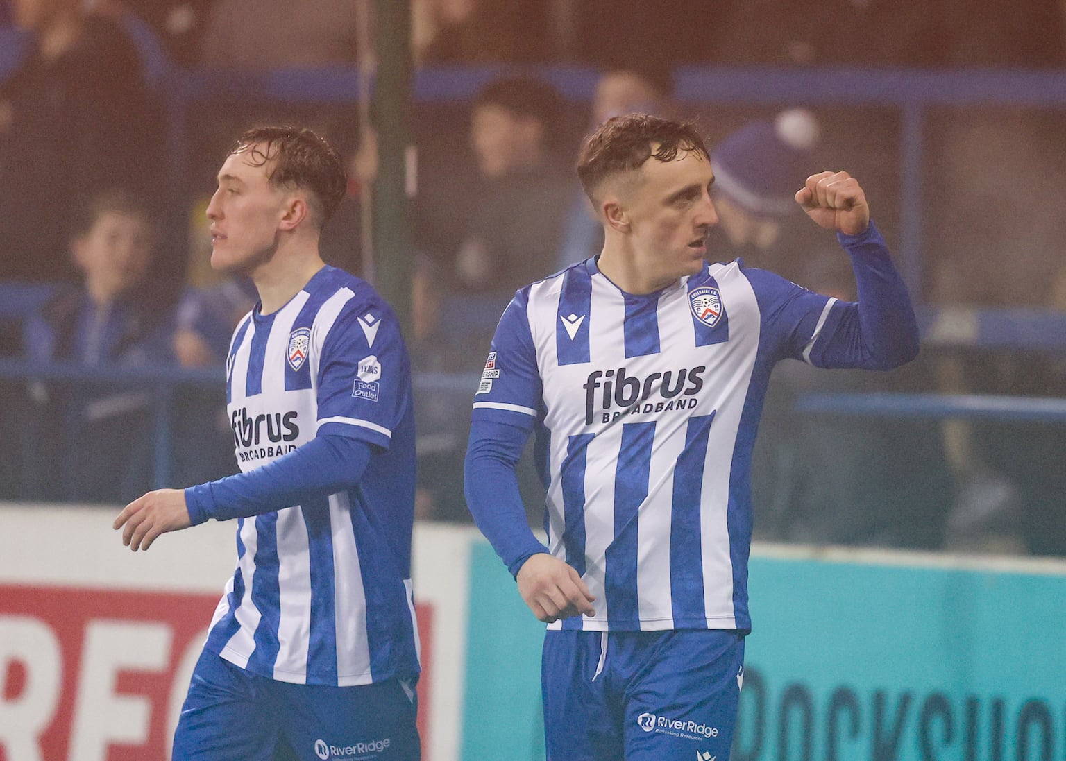 Coleraine hit 10-man Crusaders for four in Clearer Water Irish Cup