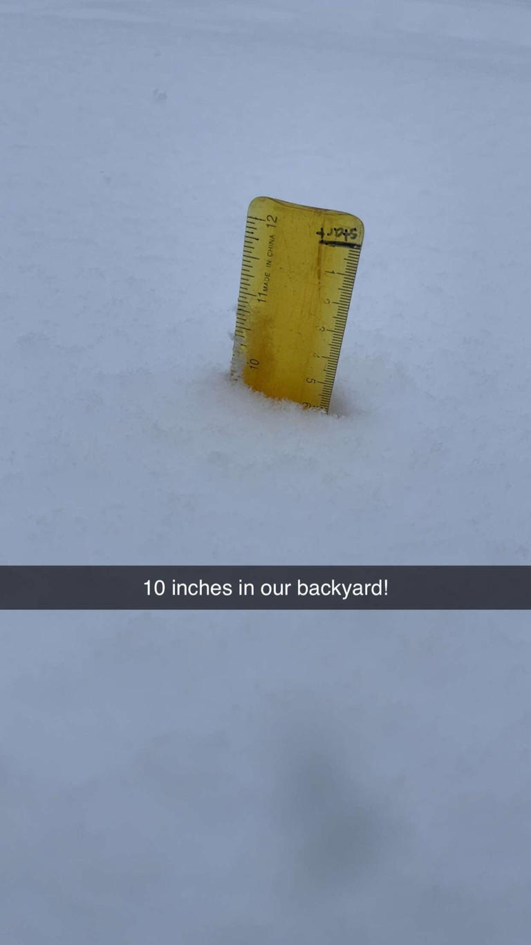 First winter storm of 2026 dumps nearly foot of snow on parts of ...