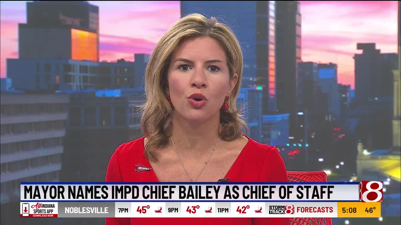 Mayor names IMPD Chief Chris Bailey as chief of staff