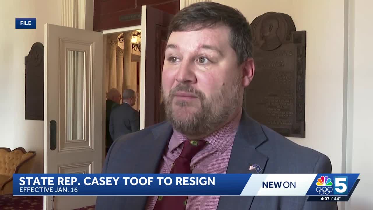 Rep. Casey Toof to resign from Vermont House of Representatives