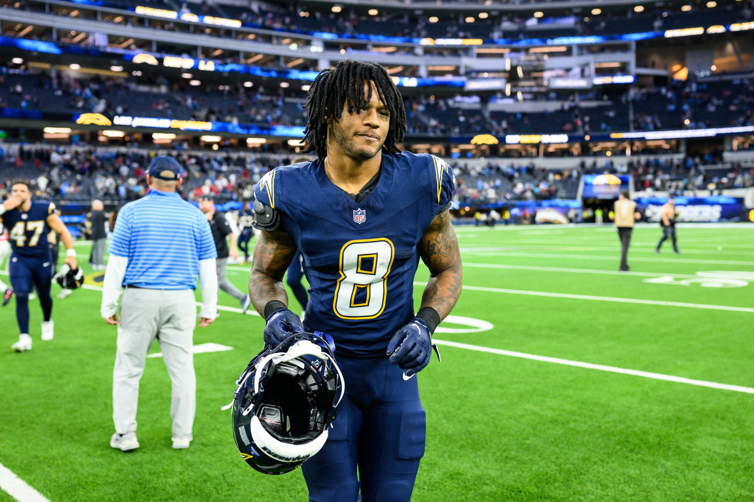 Chargers standout RB says he’ll play vs. Patriots after missing ...