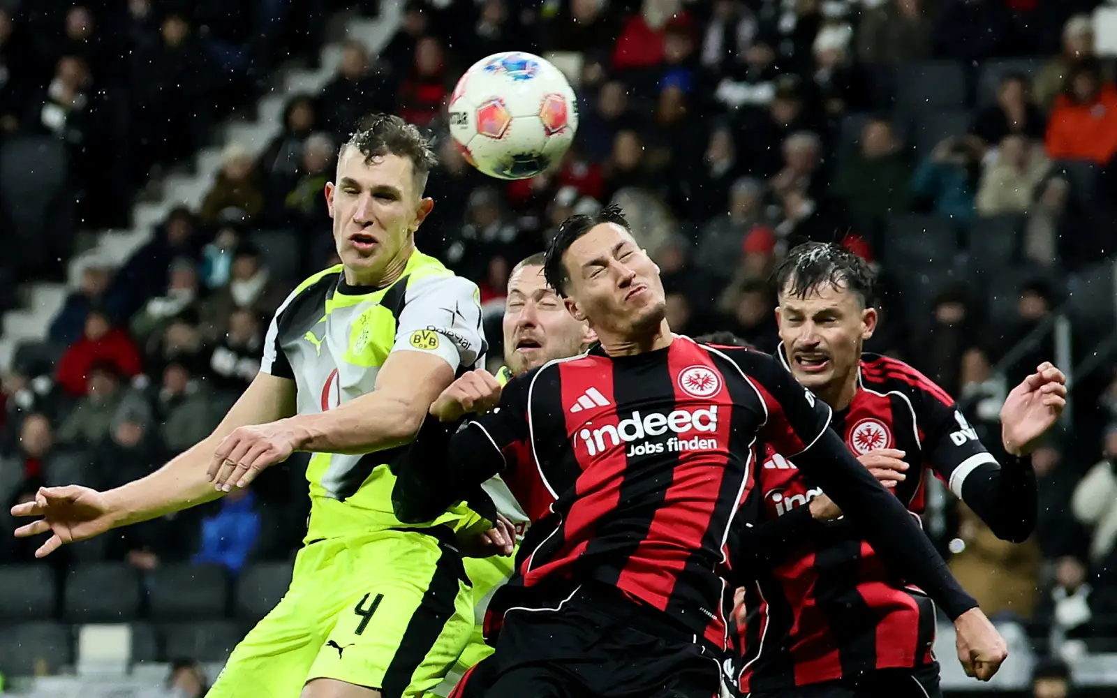 Frankfurt’s Ebnoutalib savours ‘dream’ debut as Dortmund drop points