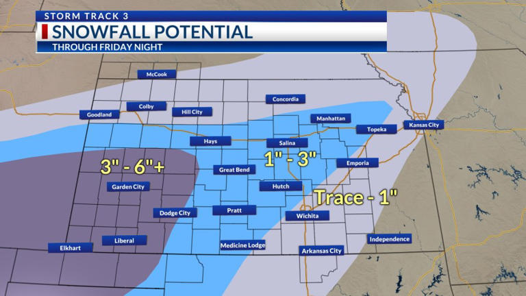 Storm Track 3 Forecast: Winter Storm Warnings, Single Digit Wind Chills ...