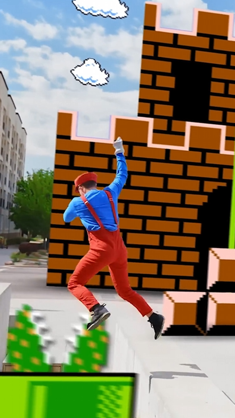 Bringing Mario Bros 1 to reality