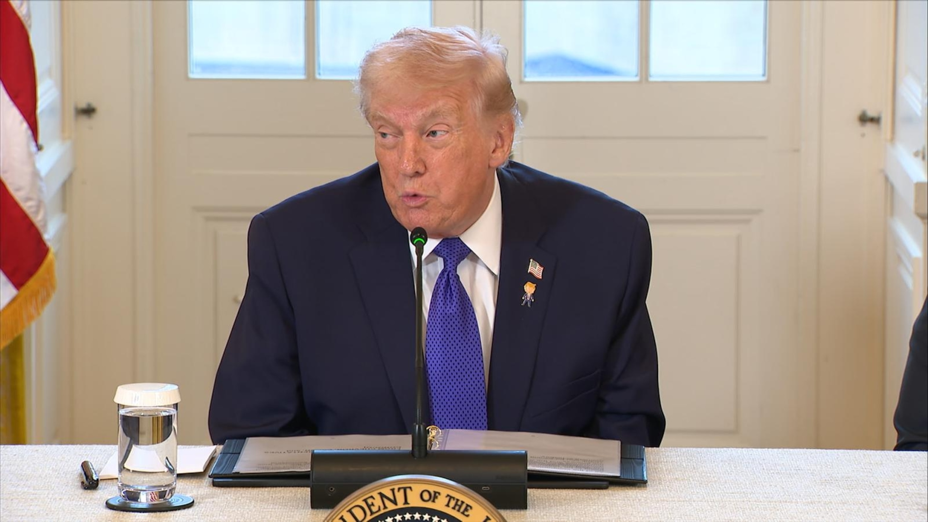 President Trump meets with oil and gas executives at White House