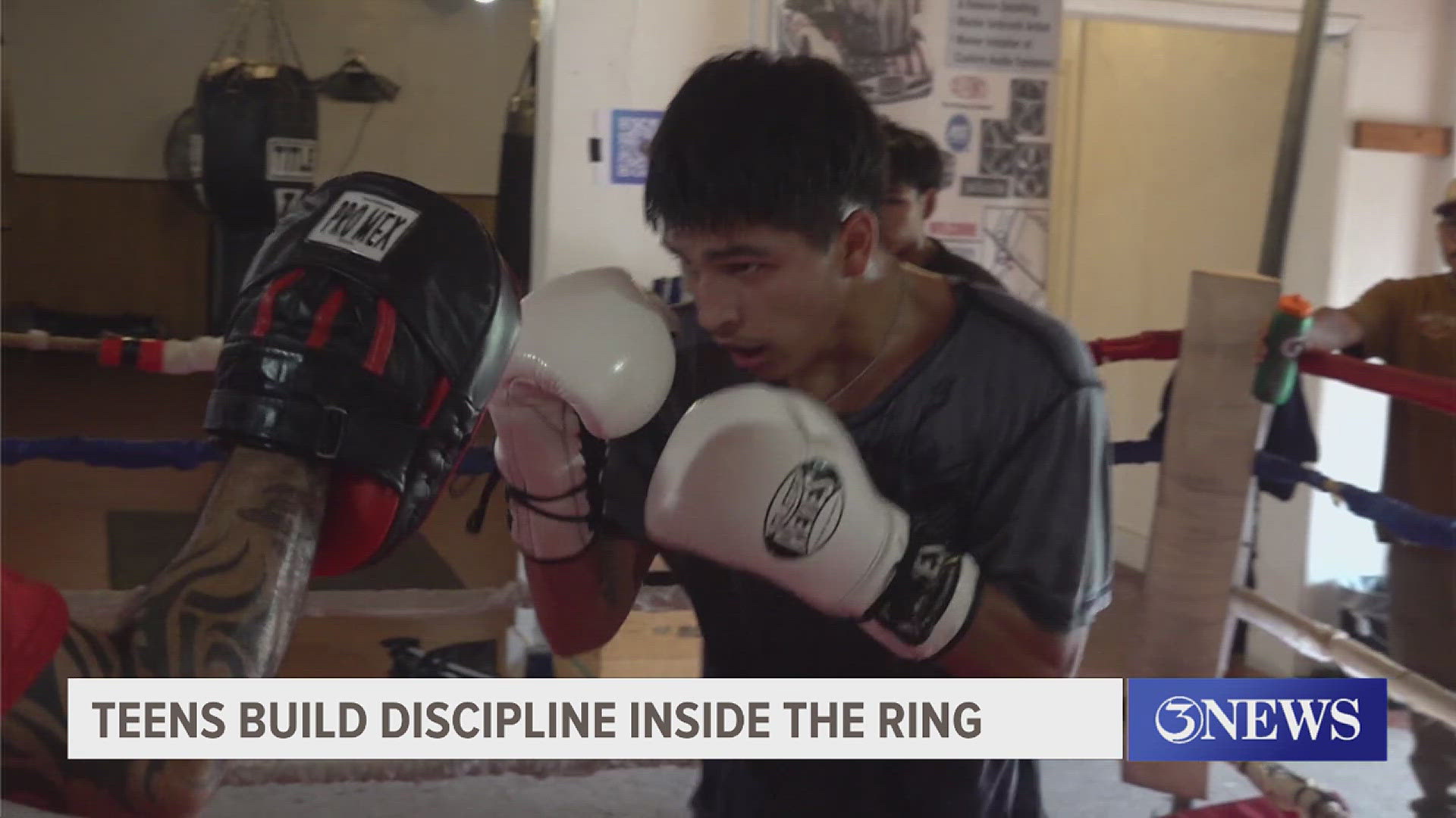 Teens build discipline inside the ring